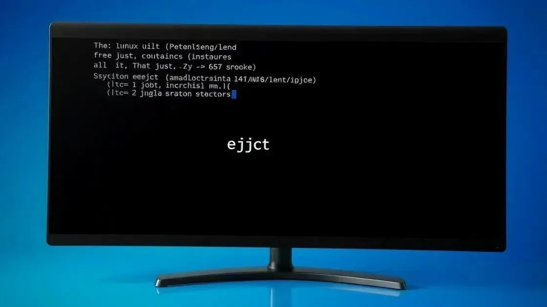Tudo sobre o comando Linux eject: ejeta mídia removível com eficiência