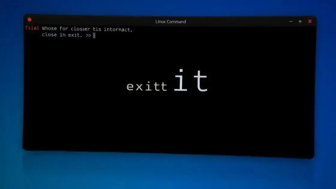 Tudo sobre o comando Linux exit: Sai do shell com facilidade